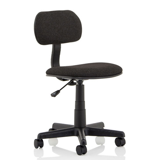 Clerk Fabric Office Typist Chair In Black | Furniture in Fashion