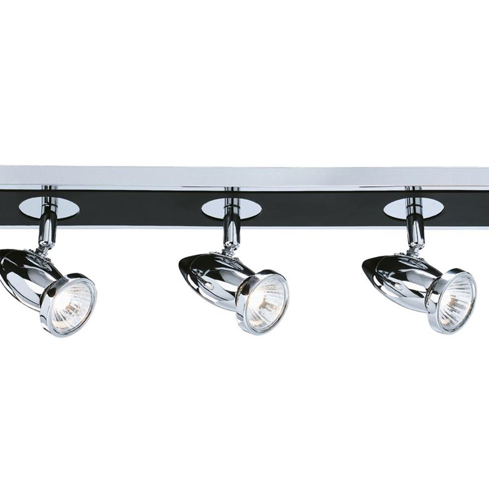 Comet 5 Light Bar Spotlight In Chrome And Matt Black