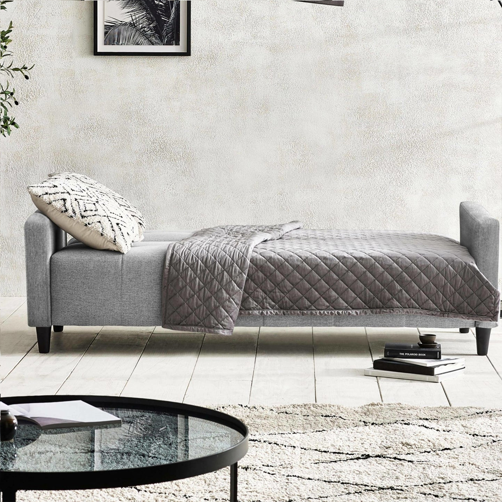 Coppell Fabric Storage Sofa Bed - Grey