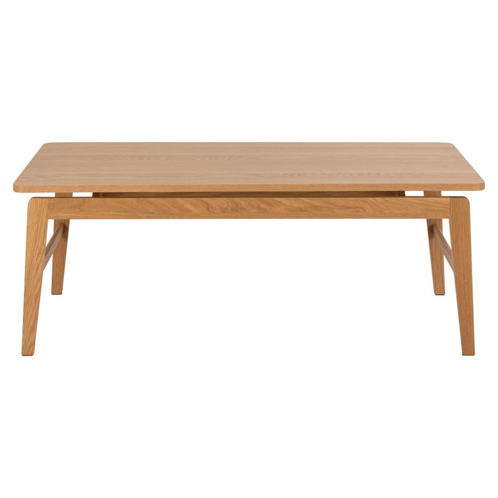 Exeter Wooden Rectangular Coffee Table In Oak