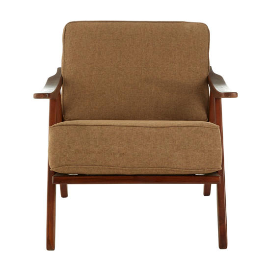Formosa Fabric Bedroom Chair With Walnut Wooden Frame | Furniture in ...