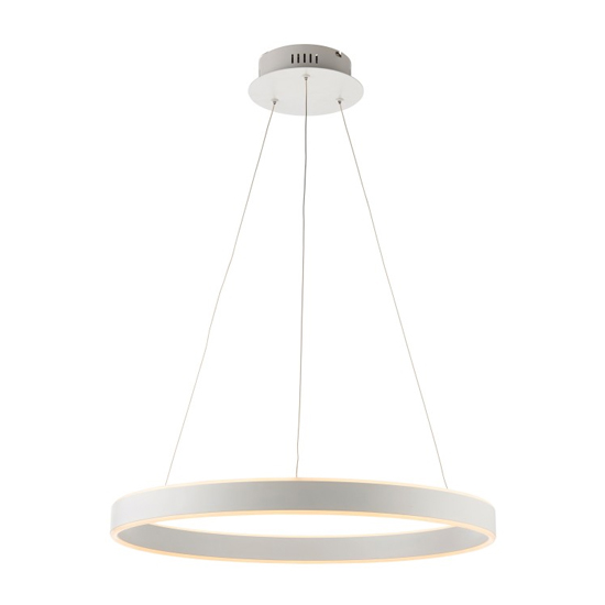 Gen Wall Hung Pendant Light In Matt White | Sale