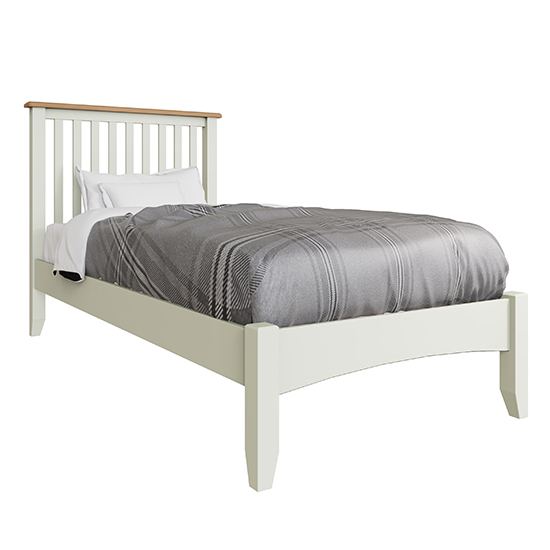 Gilford Wooden Single Bed In White | Furniture in Fashion