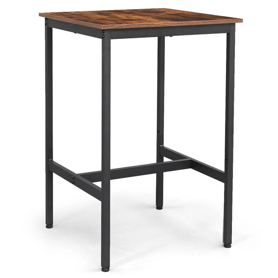 Gulf Rustic Brown Pub Style Bar Table With 2 Bar Stools | Sale
