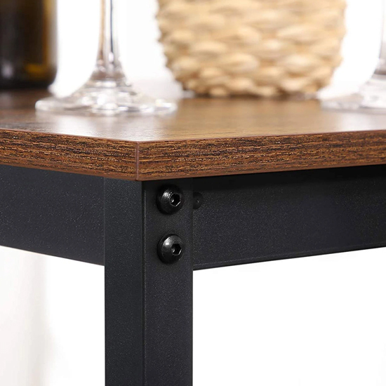 Gulf Rustic Brown Pub Style Bar Table With 2 Bar Stools | Sale