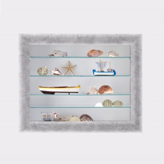 Heaven Wall Mounted Glass Display Cabinet In Light Atelier | Furniture ...