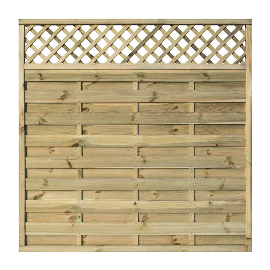 Hillowton Set Of 3 Wooden 6x6 Screen In Natural Timber | Furniture in ...