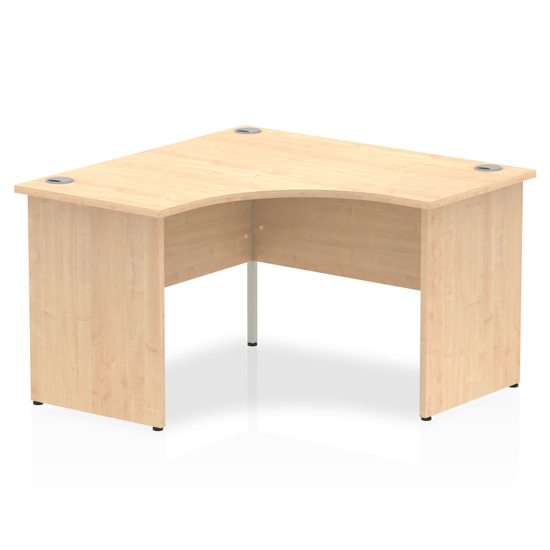 Impulse 600mm Computer Desk In White With Panel End Leg | Furniture in ...