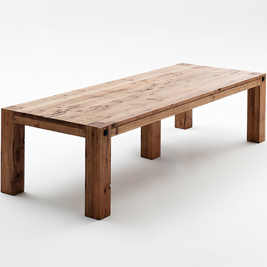 Leeds Extra Large Wooden Dining Table In Oak Bassano | Furniture in Fashion