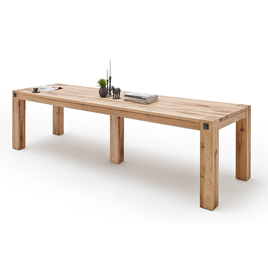 Leeds Extra Large Wooden Dining Table In Wild Oak | Furniture in Fashion