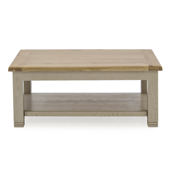 Logan Wooden Coffee Table In Taupe | Furniture in Fashion