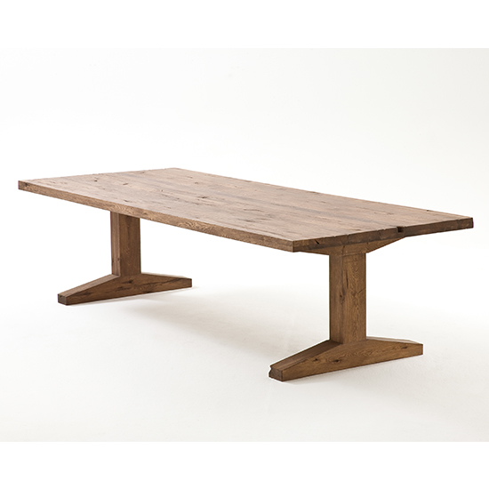 Lunch Wooden Dining Table In Bassano Oak | Furniture in Fashion