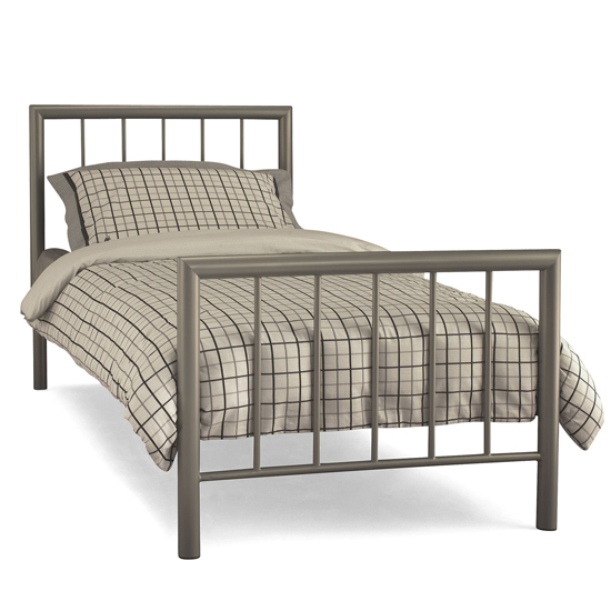 Meridian Metal Single Bed In Black | Sale