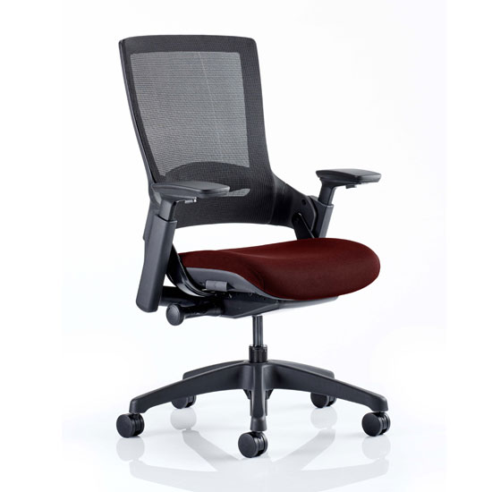 Relay Task Silver Back Office Chair With Airmesh Black Seat | Furniture ...