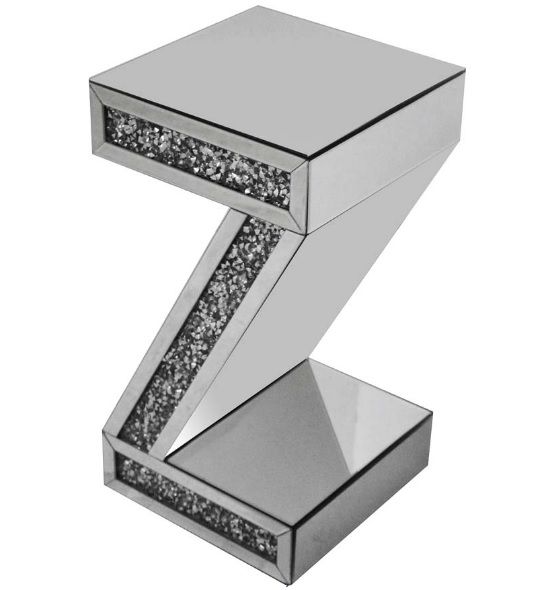 Montrez Angled Mirrored Z Shape Display Stand | Sale