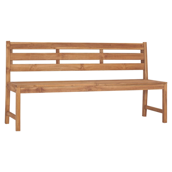 Netra 170cm Wooden Garden Seating Bench In Natural | Furniture in Fashion