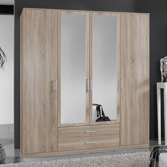 Osaka Wooden Wardrobe In Oak Effect | FiF