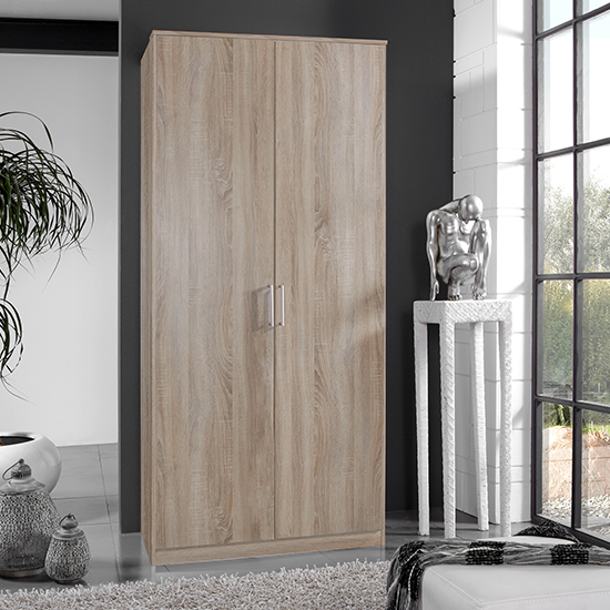 Osaka Wooden Wardrobe In Oak Effect | Furniture in Fashion