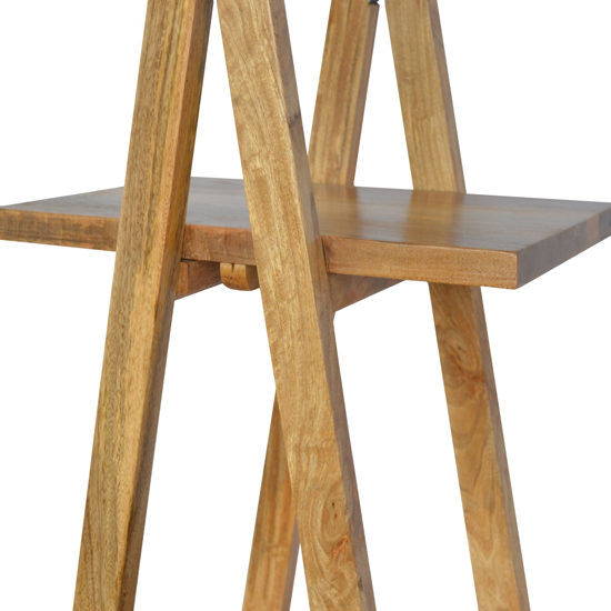 Ouzel Wooden Ladder Style Open Display Stand In Oak Ish | Furniture in ...
