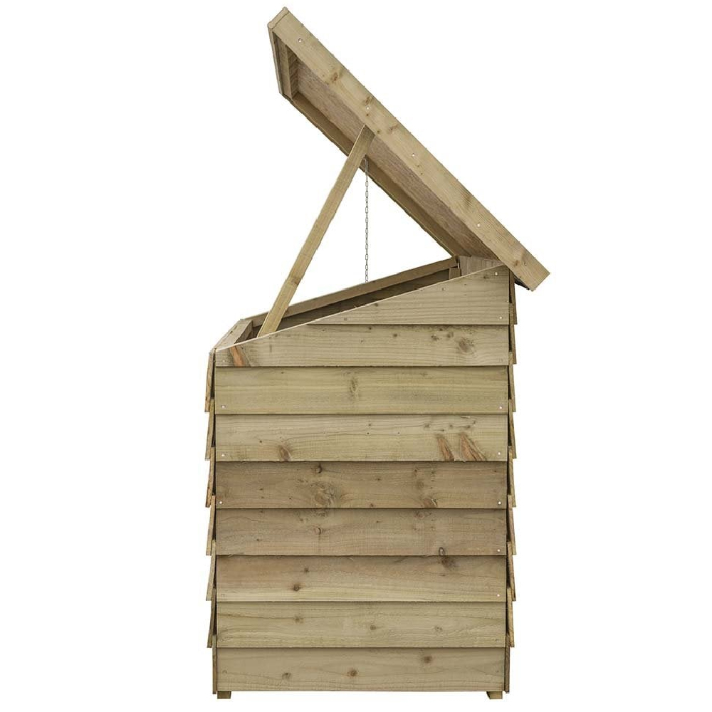 Omaha Wooden Garden Patio Chest In Natural