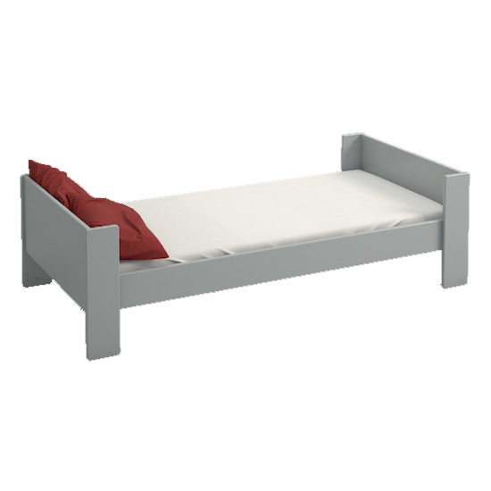 Pathos Wooden Midsleeper Children Bunk Bed In Grey | FiF