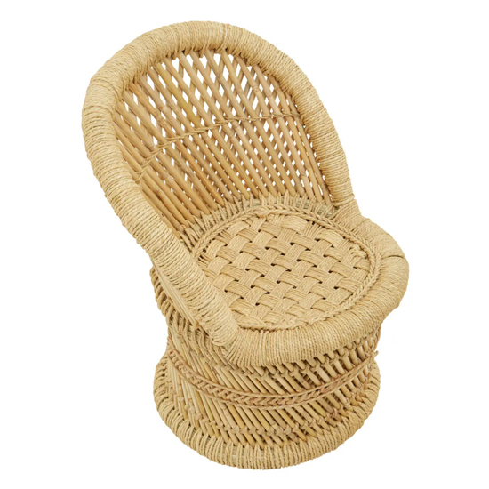 Radford Kids Bamboo Chair And Stool In Natural