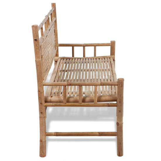 Ramie Wooden Bamboo Garden Seating Bench In Natural | Furniture in Fashion