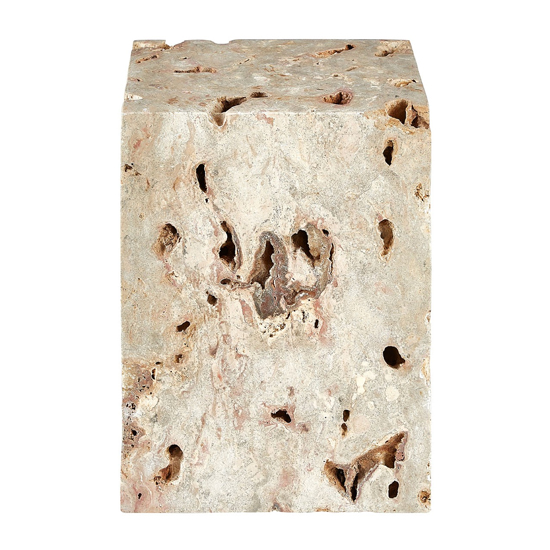 Relics Rectangular Cheese Stone Stool In Mineral Accent | Furniture in ...