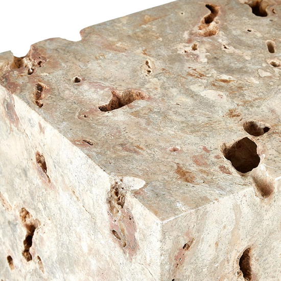 Relics Rectangular Cheese Stone Stool In Mineral Accent | Furniture in ...