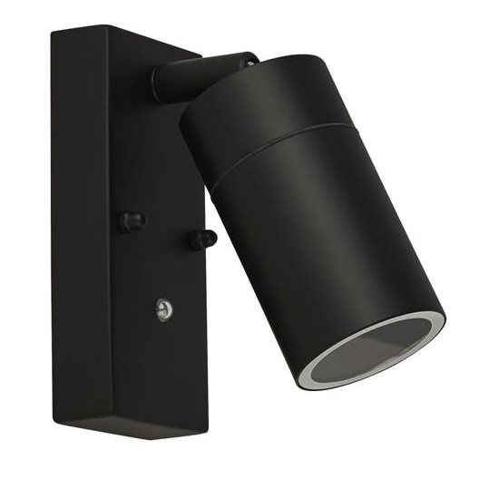 Rochester Outdoor Moveable Wall Light With Sensor In Black | Furniture ...