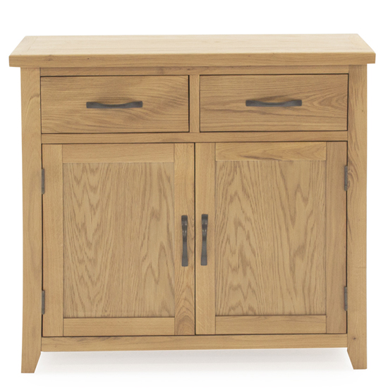 Romero Wooden Sideboard With 2 Doors 2 Drawers In Natural | Furniture ...