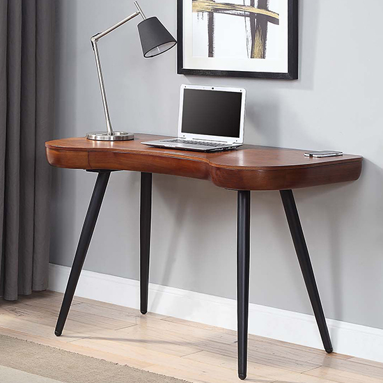 Sacramento Wooden Laptop Desk In Oak With 1 Drawer | Furniture in Fashion