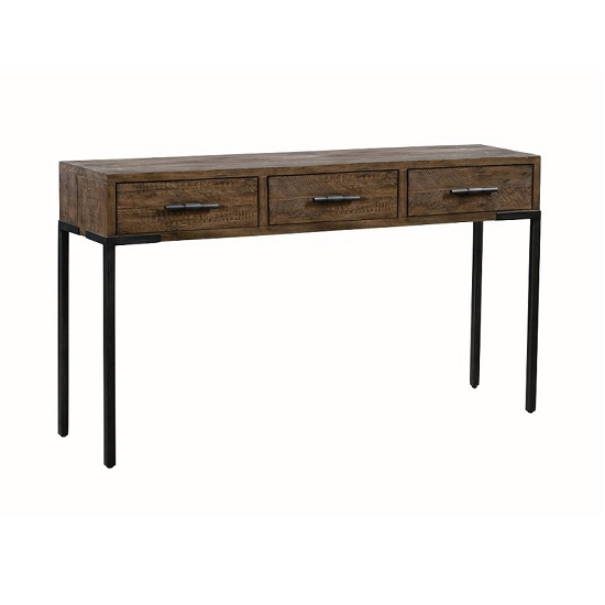 Sevilla Large Wooden Console Table In Dark Pine Finish | Furniture in ...