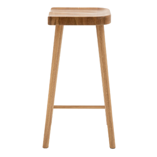 Tanta Wooden Bar Stool In Natural