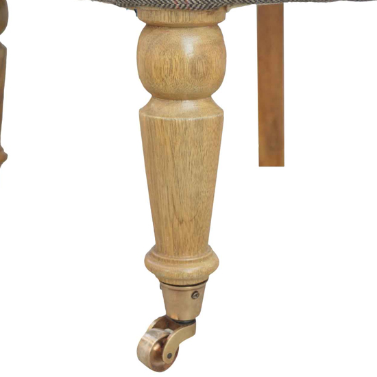 Trenton Fabric Upholstered Accent Chair In Petite Multi Tweed | FiF