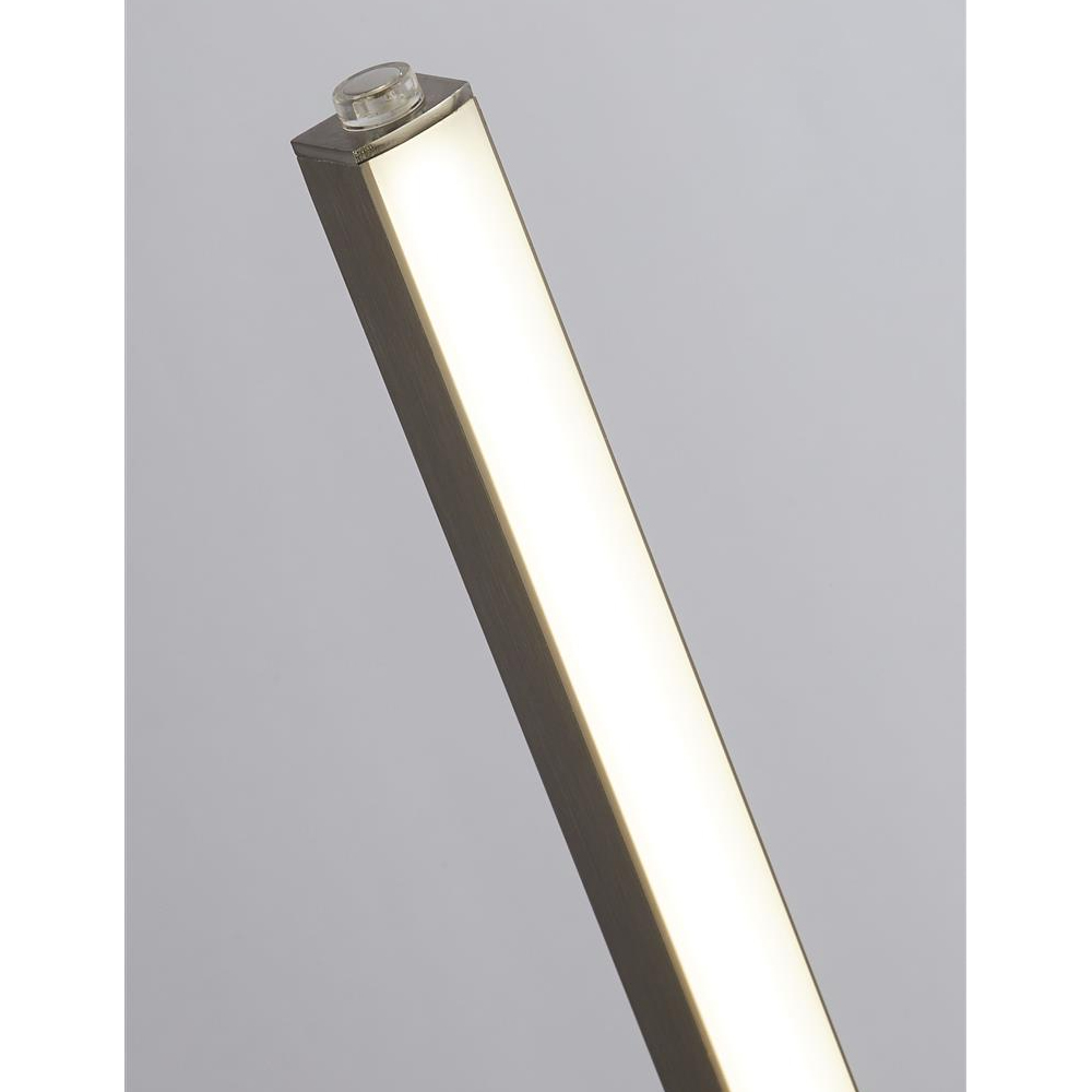 Tribeca LED Table Lamp In Satin Silver