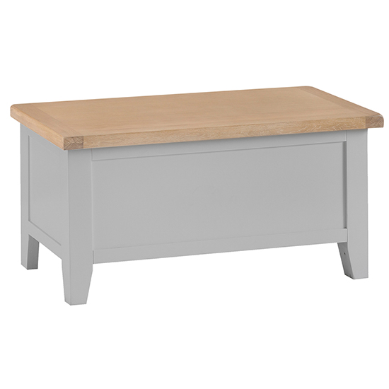 Tyler Wooden Blanket Box In Grey | Furniture in Fashion