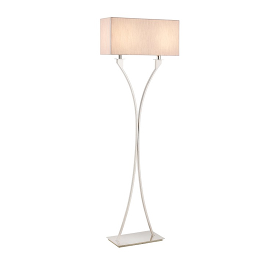 Vienna Floor Lamp With Chrome Metal Stand | Furniture in Fashion