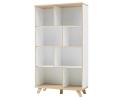 Ohio Rotating Corner Computer Desk In White And Solid Oak | Furniture ...